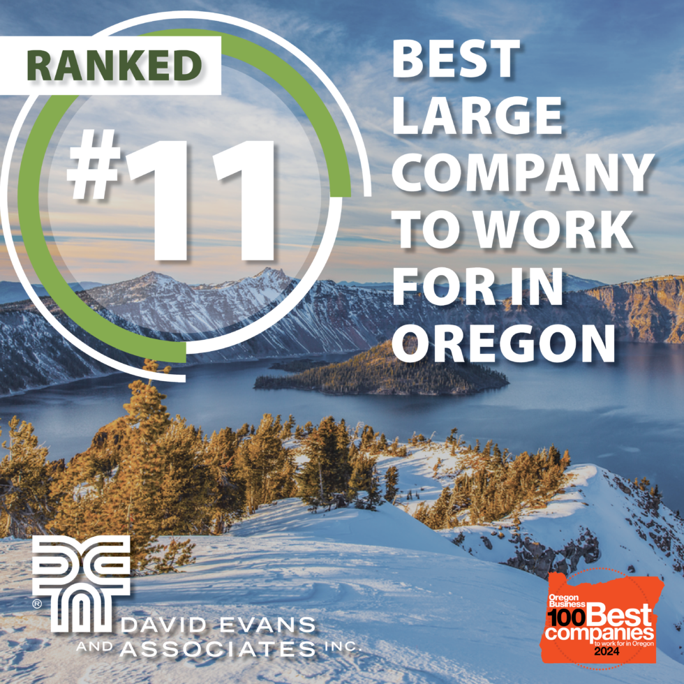 David Evans and Associates, Inc. has been ranked by Oregon Business as ...